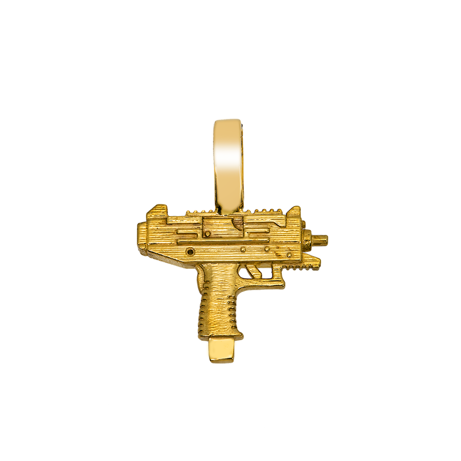 14k Yellow Gold Uzi Pendant – Avianne Jewelers