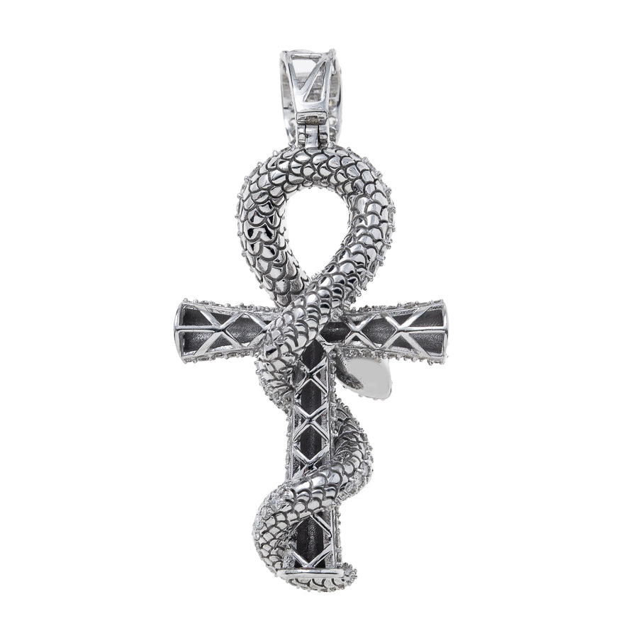 14k Yellow Gold Diamond Snake Ankh 3 Ctw – Avianne Jewelers