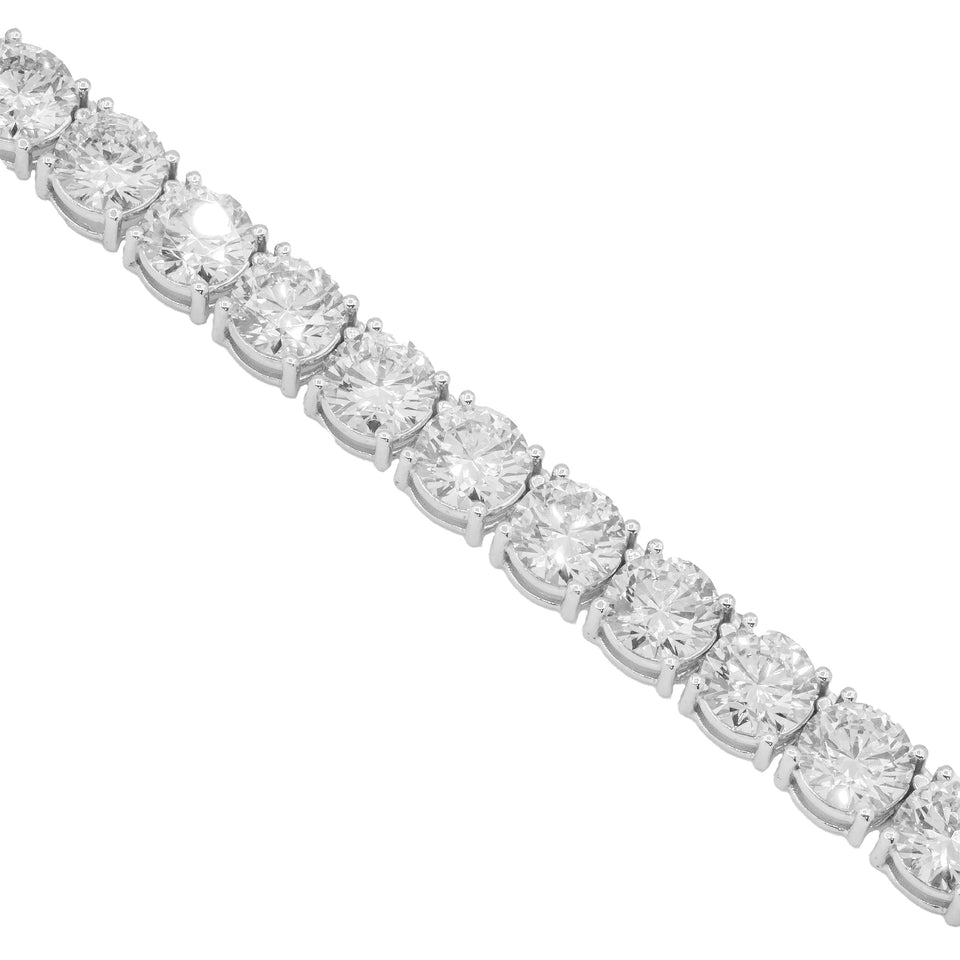 14k White Gold Lab Diamond Tennis Chain 110 ctw – Avianne Jewelers