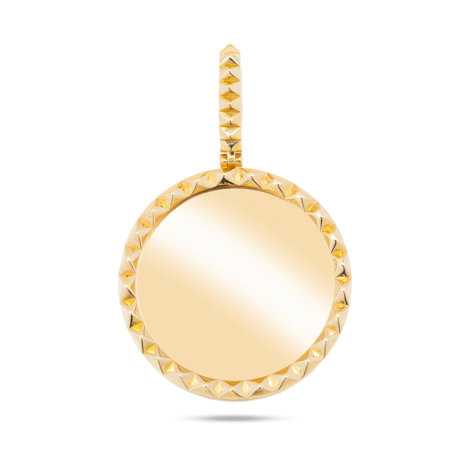18k Plain Mini Cut Memory Pendant – Avianne Jewelers