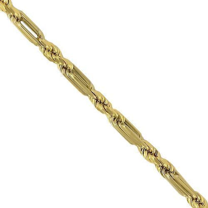 Gold Figaro Link Chains – Avianne Jewelers