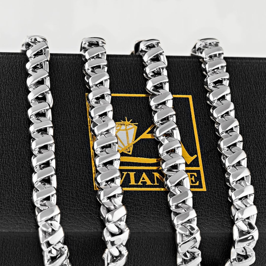 14k White Gold Avianne Link Chain 7 mm – Avianne Jewelers