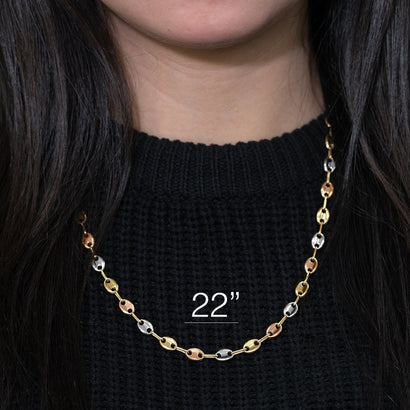 Gold Anchor Puff Chains – Avianne Jewelers