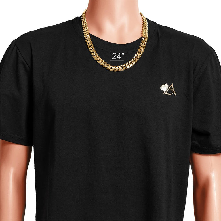 18k Solid Gold Cuban Link Chains – Avianne Jewelers