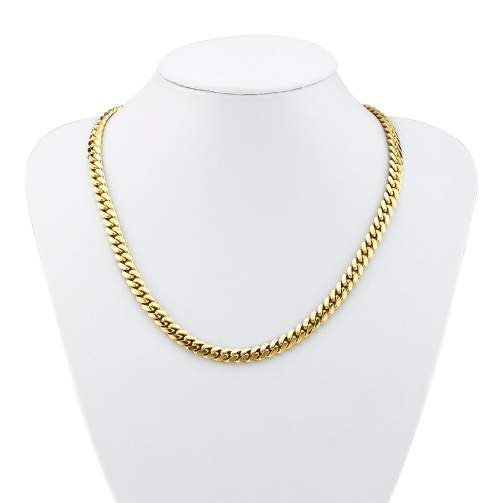 18k Solid Gold Cuban Link Chains – Avianne Jewelers