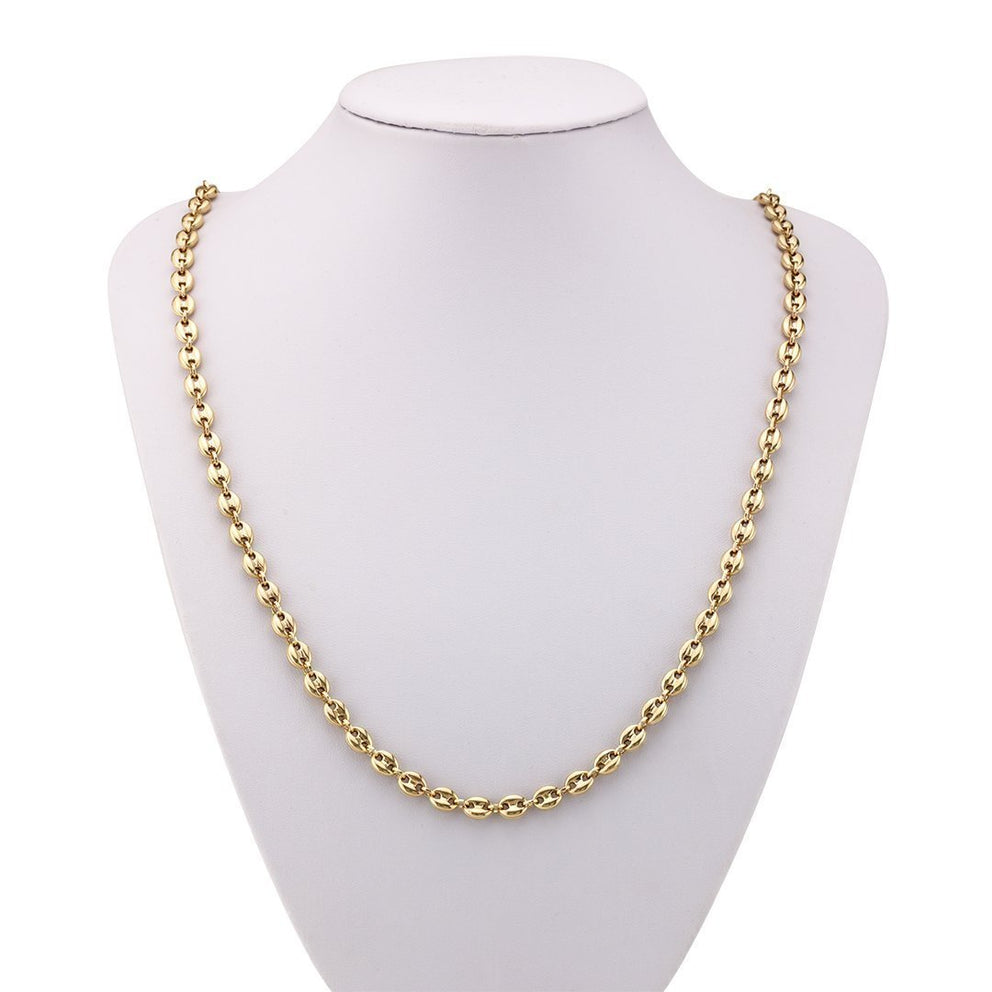 Gold Anchor Puff Chains – Avianne Jewelers