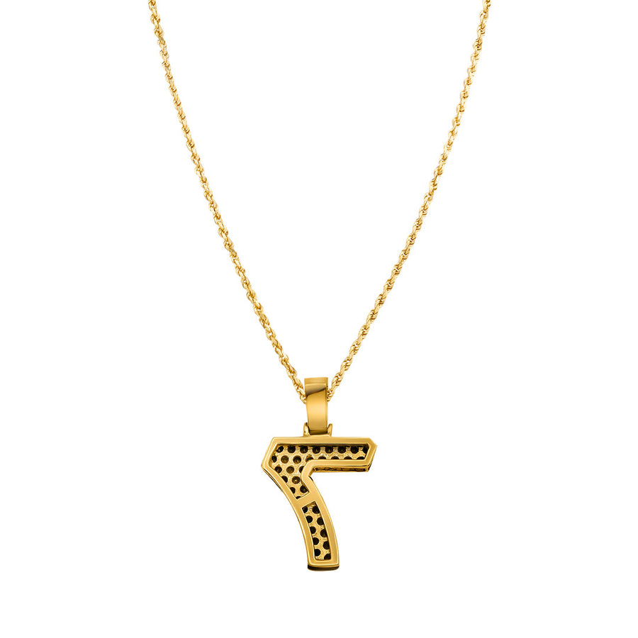 14K Number 7 Pendant 3.00ctw – Avianne Jewelers