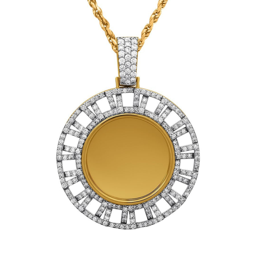 14k Yellow Gold Diamond Memory Pendant 2.15 Ctw – Avianne Jewelers