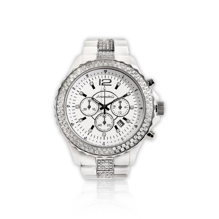 Avianne & Co White Ceramic Diamond Watch 3.83 ctw – Avianne Jewelers